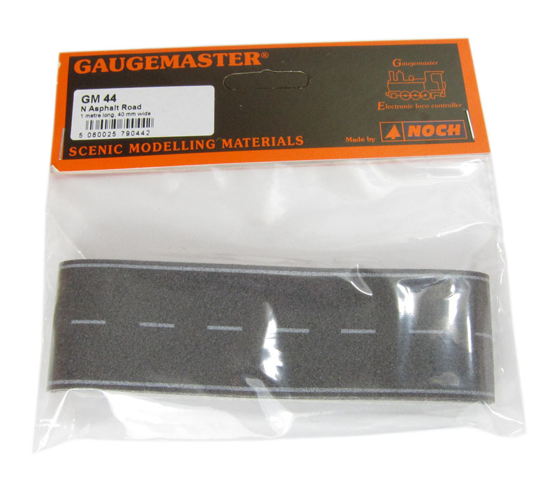 Gaugemaster GM44 Asphalt Roadway Adhesive Sheet N Gauge - Hattons