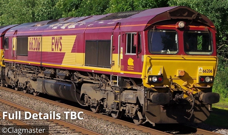 Gaugemaster GMTT-Class66 All-new Class 66 in TT (1:120) scale - Cancelled