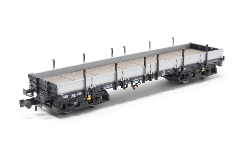 Hobbytrain (Lemke) H23862 Bogie Bolster Wagon, Type REMMS 665 with Load