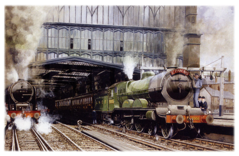 Thomas H Shuttleworth H692 Greeting card "Arrivals & - Hattons