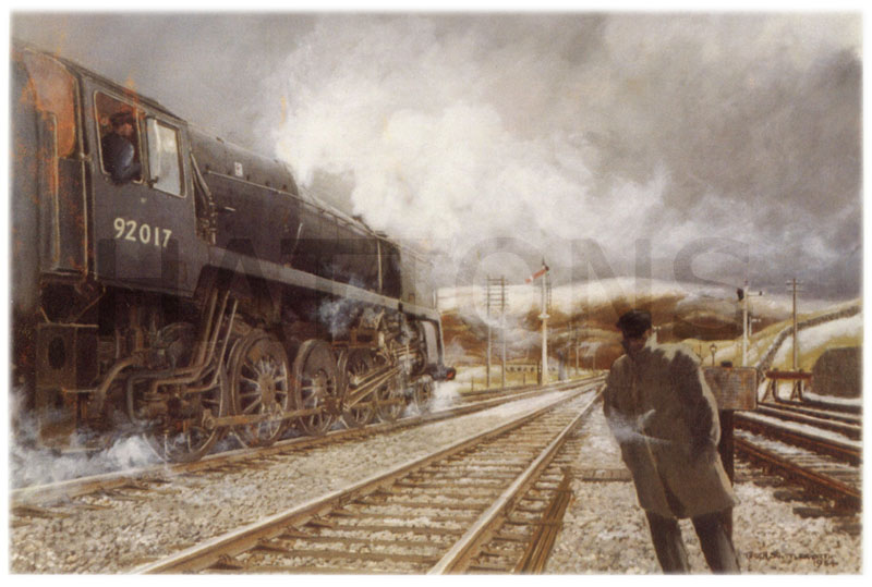 Thomas H Shuttleworth H693 Greeting card "Winter at Hawes"(Our price was