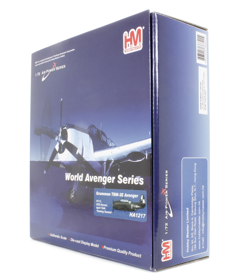 Hobby Master HA1217 Grumman TBM-3E Avenger United States Navy White 125 ...