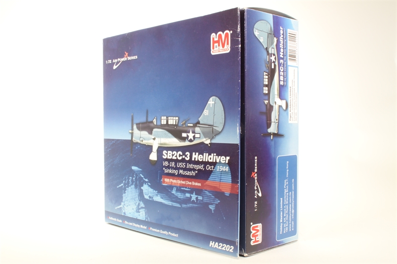 Hobby Master HA2202 Curtiss SB2C-3 Helldiver United States - Hattons