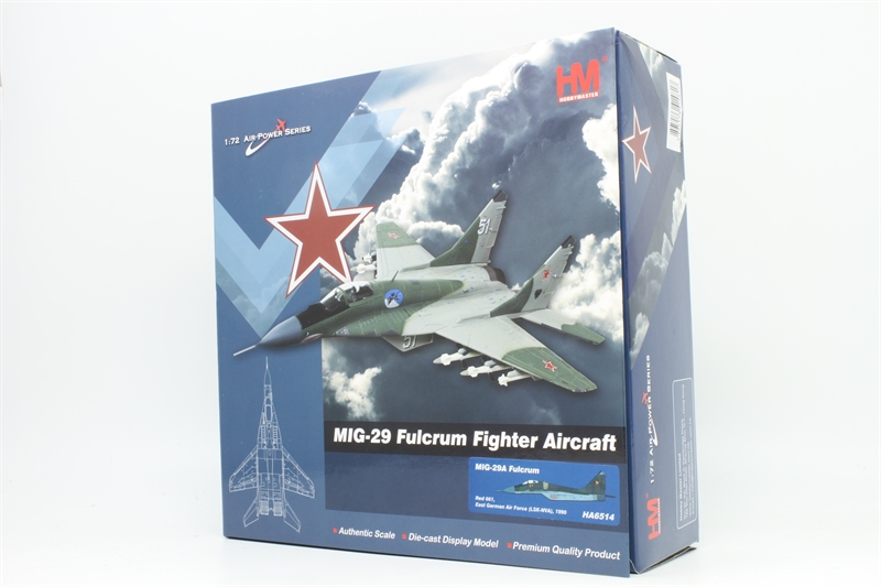 Hobby Master HA6514 Mikoyan MiG-29A LSK-NVA Red661 1990s colours
