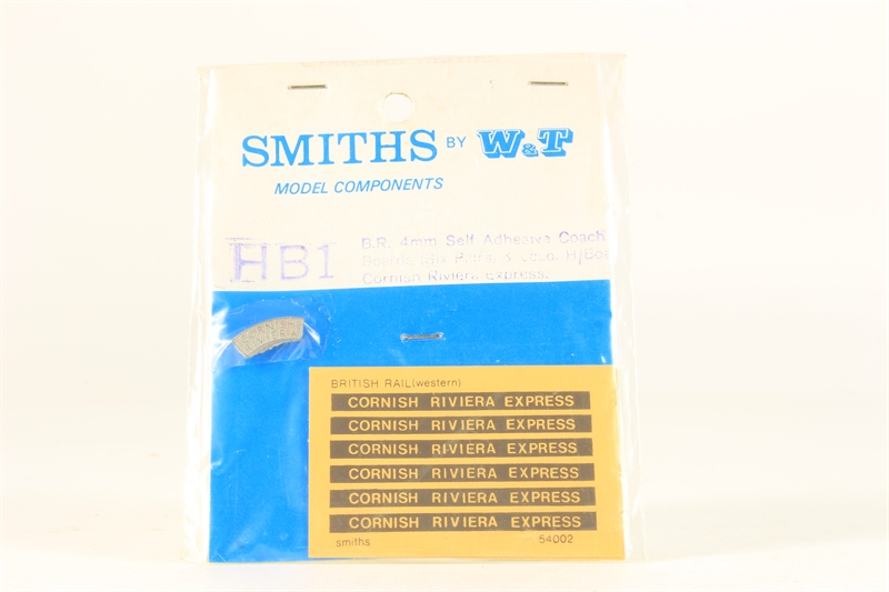 Smiths HB1Smiths 4mm Self Adhesive Coach Boards (Six - Hattons