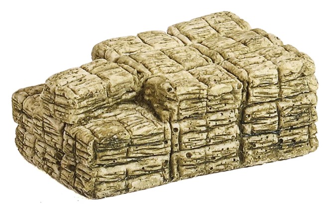 Harburn Hamlet HN622 Rectangular Hay Bales, Stacked