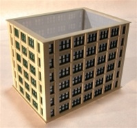 Custom Model Railroads HO-016CMRR Greene Street Building Add-On Kit ...