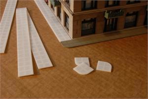 Custom Model Railroads HO-041CMRR Sidewalk Detail Set Kit - Hattons