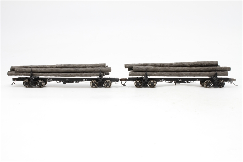 Rivarossi HR6021 Coos Bay Lumber Co. log cars - 2 car set