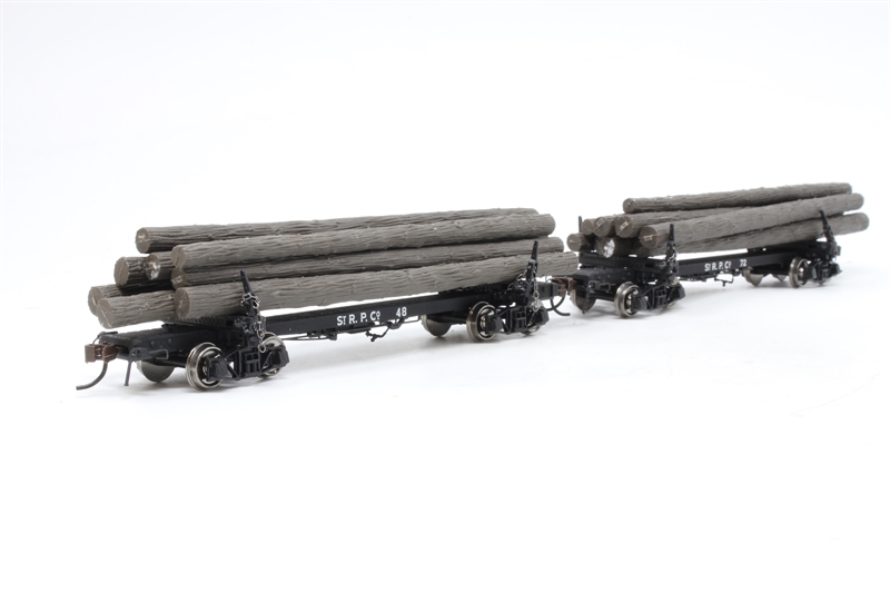 Rivarossi HR6024 St Regis Paper Co. log cars - 2 car set - Hattons