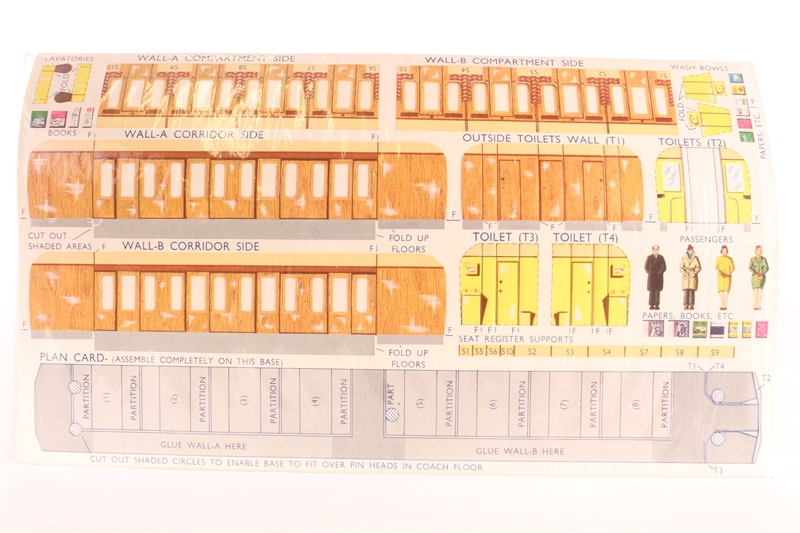 Peco Products IK-14 Interior Kit, designed for Kitmaster Coach No. 14