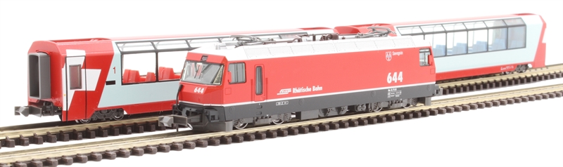 Kato K10-1816 "Glacier Express" train pack with Ge 4/4 - Hattons