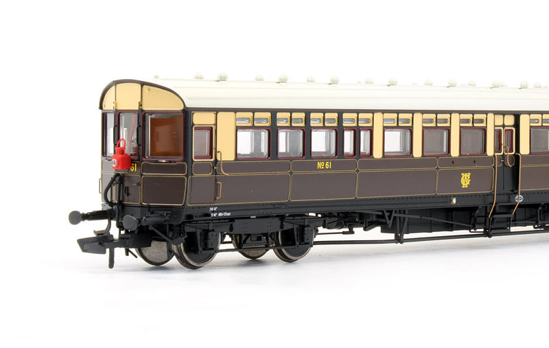 Kernow Models K2305 GWR Steam Railmotor number 61 in GWR Chocolate and ...