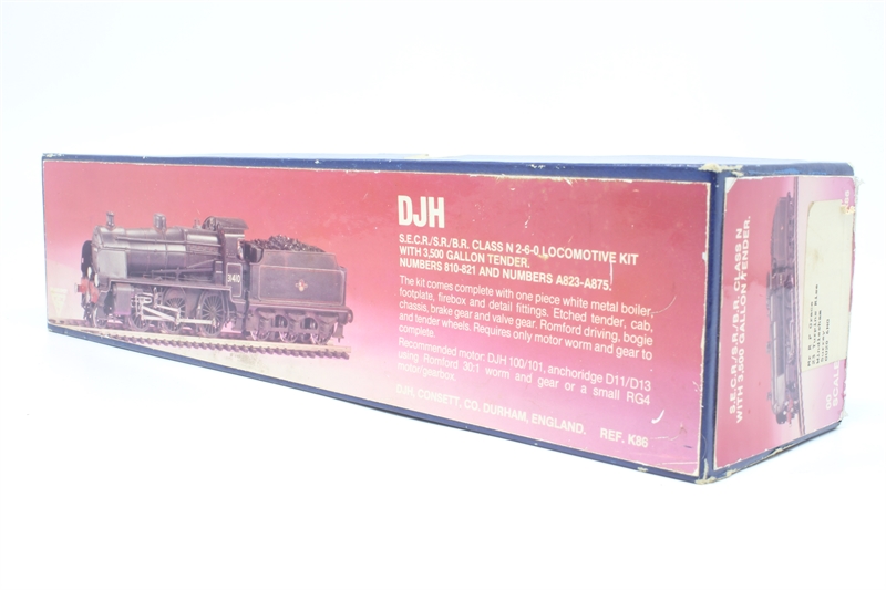 DJH Model Railway Kits K86 SECR/SR/BR Class N 2-6-0 locomotive kit ...