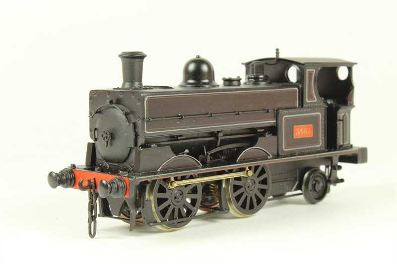 Scratchbuilt KB012 LNWR dock tank 0-4-2 3467 in LNWR - Hattons