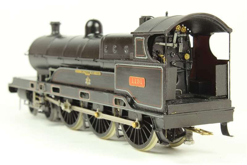 Scratchbuilt KB014 LNWR 'Claughton' 4-6-0 in LNWR blackberry black ...