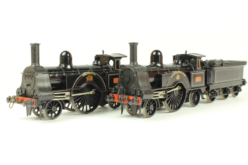 Scratchbuilt KB018 Pair of LNWR 2-2-2 'Problem' - Hattons