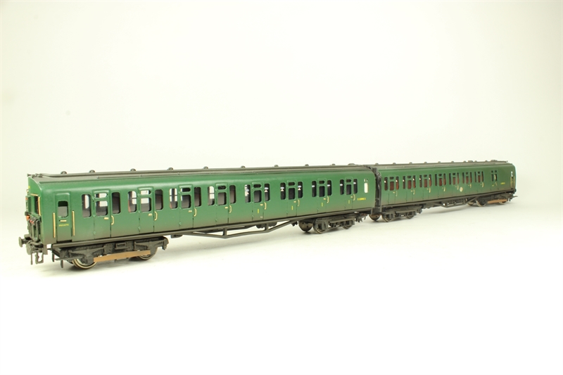 Scratchbuilt KB050 Class 2-HAL 2 car EMU 2694 in BR green - Hattons