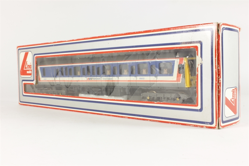 Scratchbuilt KB142 Class 121 DMBS 55022 in Network SouthEast blue