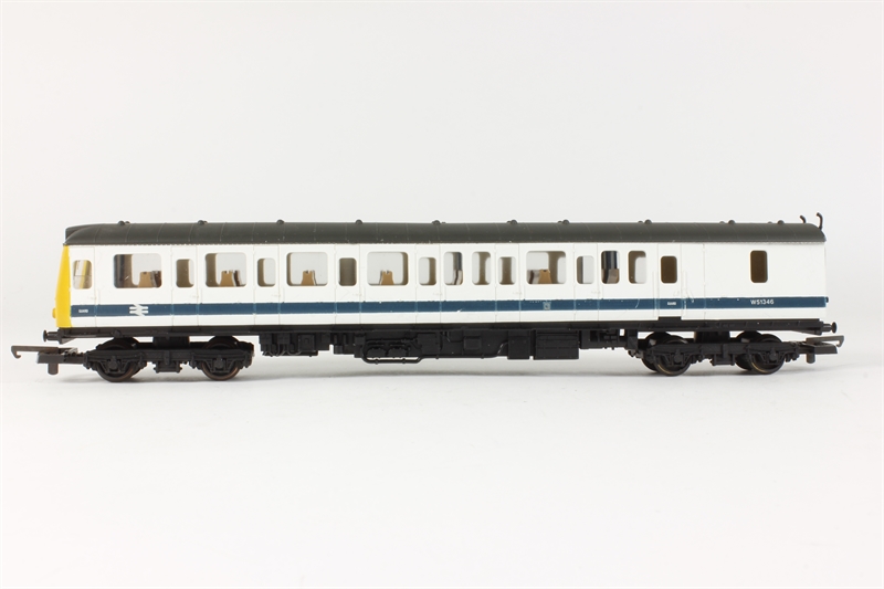 Scratchbuilt KB145 Class 117 in BR white/blue - correctly converted from