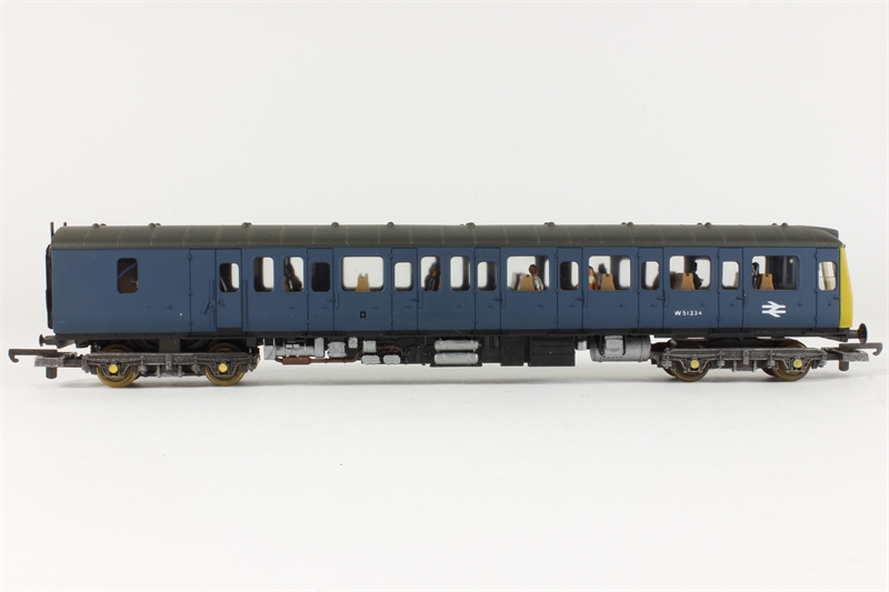 Scratchbuilt KB153 Class 117 in BR blue - correctly converted from Lima