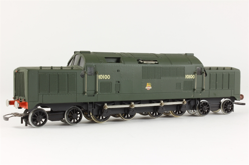 Scratchbuilt KB159 'Fell' mechanical locomotive 4-8-4 10100 in BR green