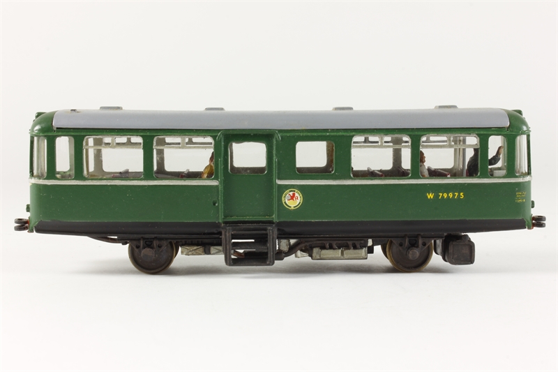 Scratchbuilt KB164 AC Cars Railbus W79975 in BR green - built from
