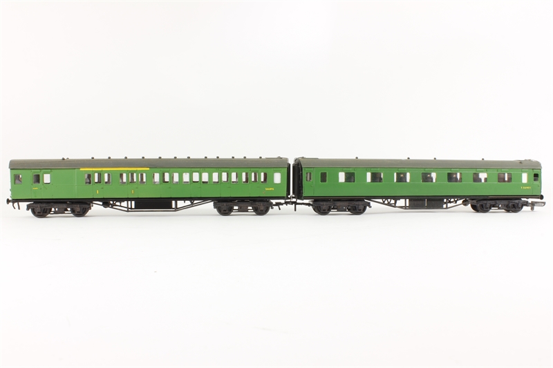 Scratchbuilt KB173 Maunsell 'Push Pull' set 608 in BR - Hattons
