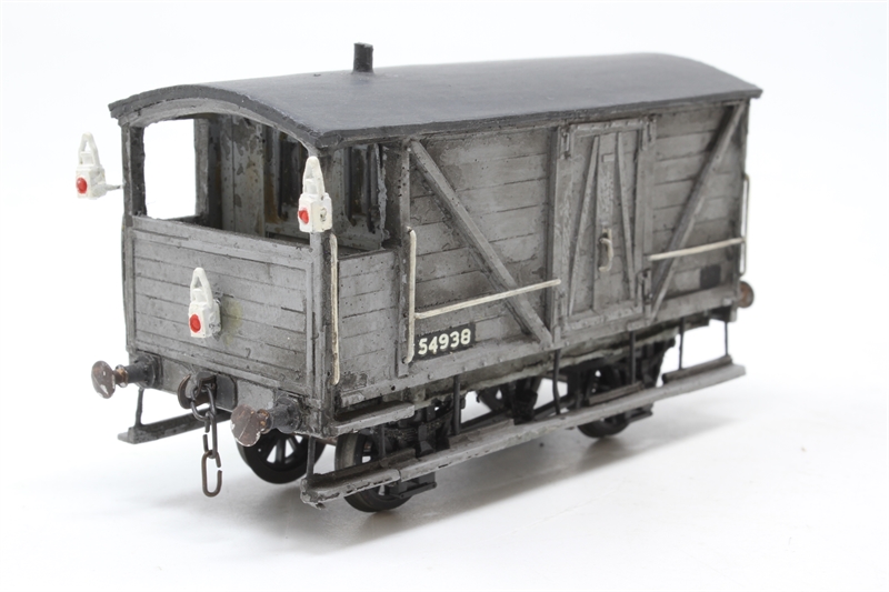 Kitbuilt KB1996 ex-LSWR road van S54938 in BR grey - - Hattons