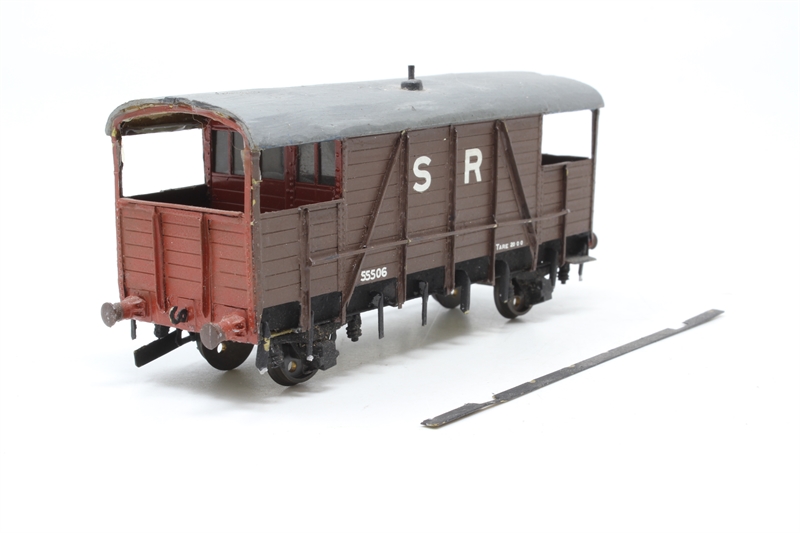 Chivers Finelines KB1998 ex-SECR Dance Hall brake van in SR brown 55506