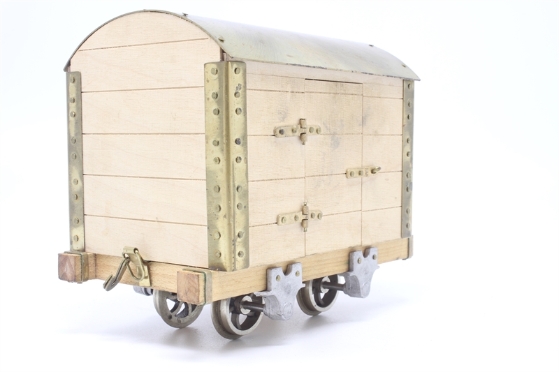 Kitbuilt KB2073 Covered van with side door. made from brass and wood from