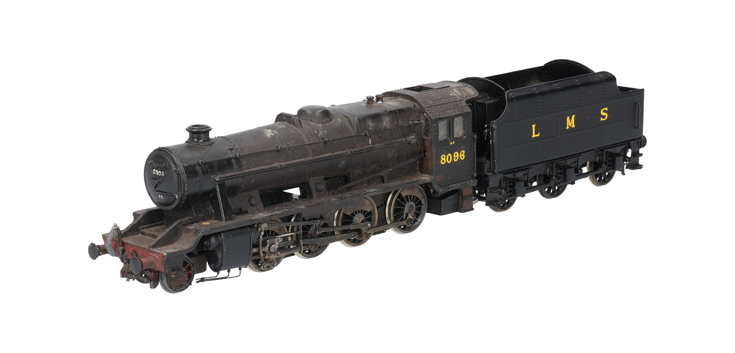 Kitbuilt KB2288 Stanier 8F 2-8-0 8096 in LMS black - - Hattons