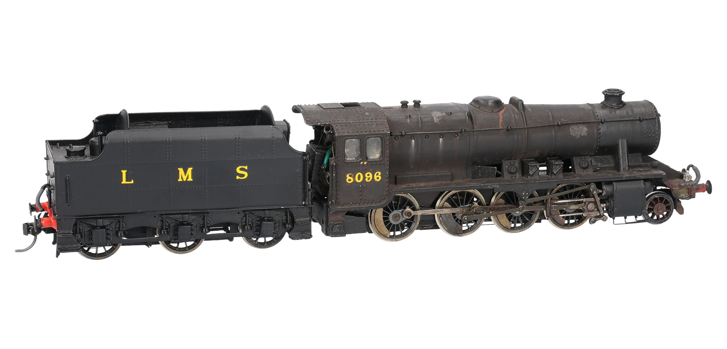 Kitbuilt KB2288 Stanier 8F 2-8-0 8096 in LMS black - modified Hornby