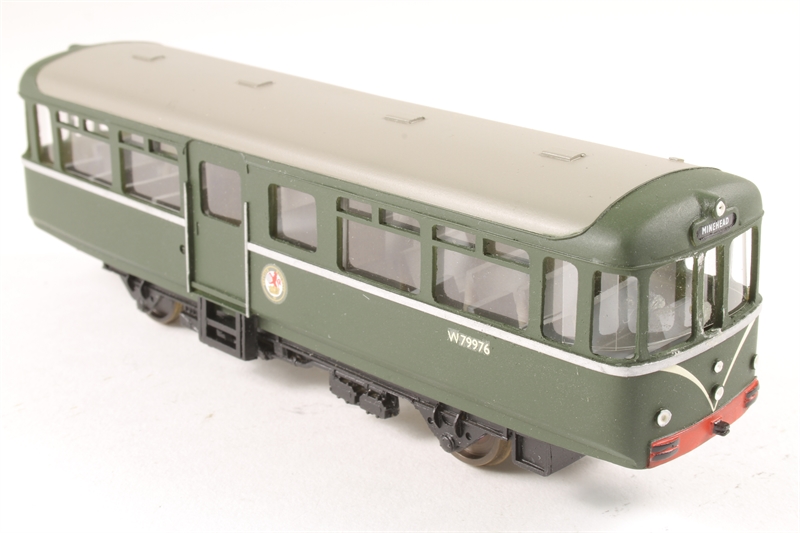 Scratchbuilt KB359 Silver Fox AC Rail bus W79976 in BR Green from Kit ...