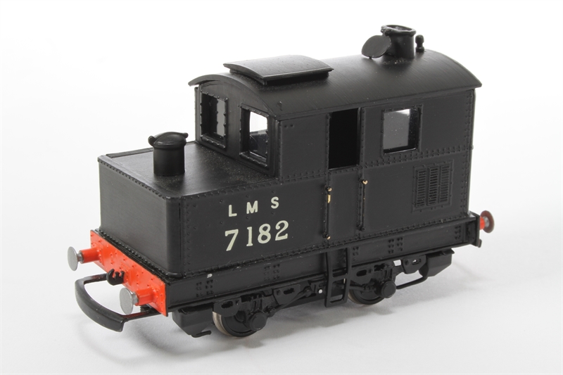 Scratchbuilt KB565 Y1 Sentinel Shunter 7182 in LMS Black - built on ...