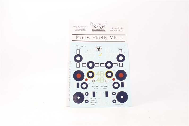 Grand Phoenix KT001 Fairey Firefly MkI