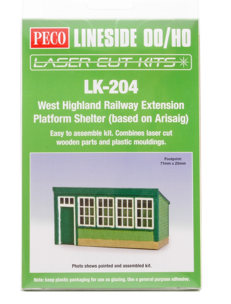 Peco Products LK-204 West Highland Line Platform Shelter - Hattons