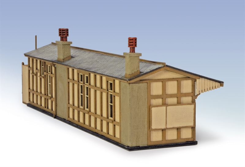 Peco Products LK-205 GWR Wooden Station Building Kit - Hattons