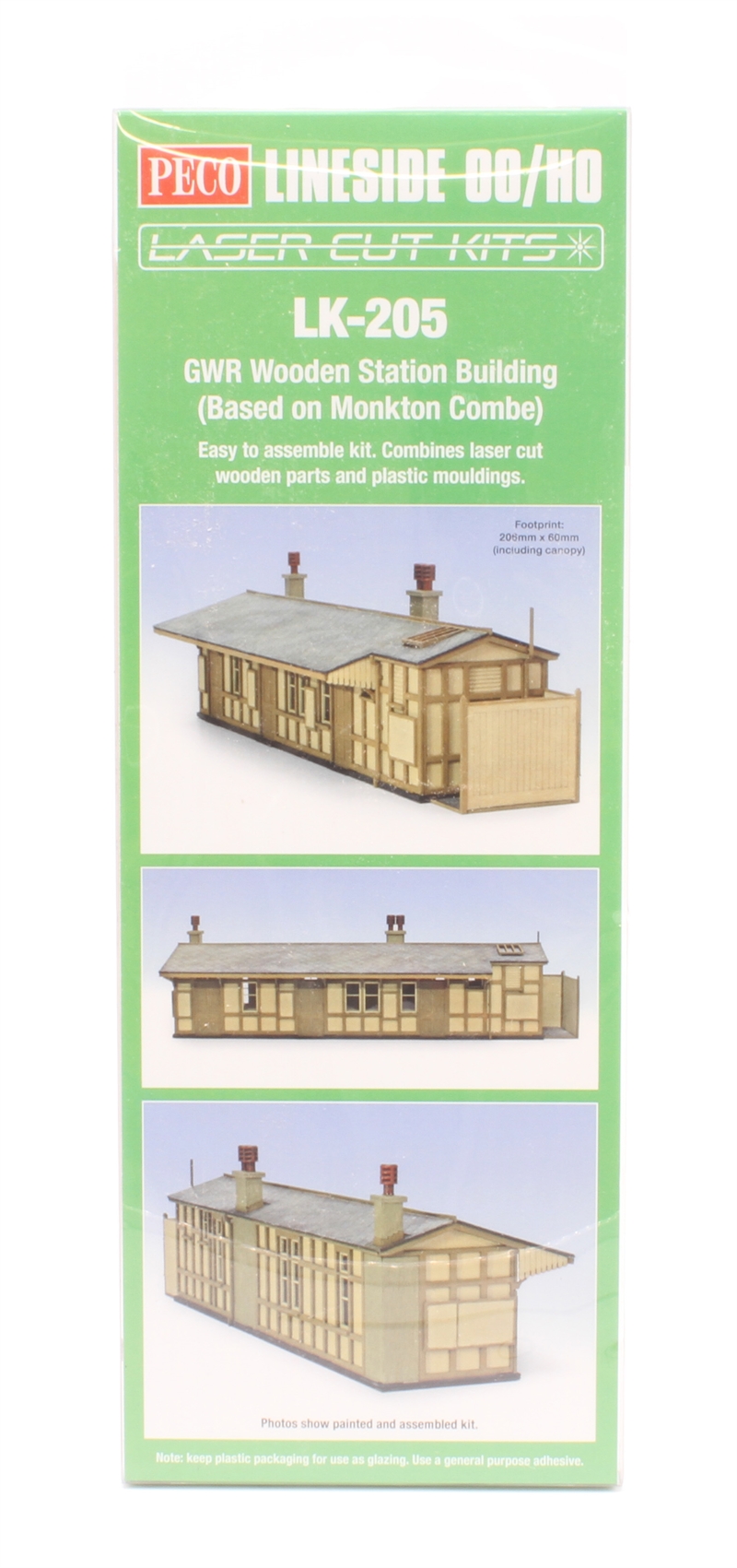 Peco Products LK-205 GWR Wooden Station Building Kit (Monkton Combe)