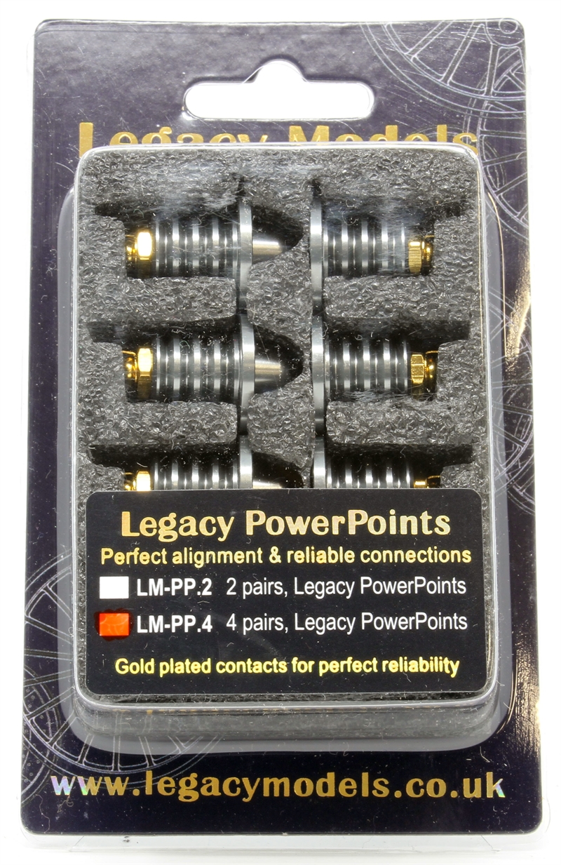 Legacy Models LM-PP-4 Power Point Baseboard Dowels (4-Pairs)