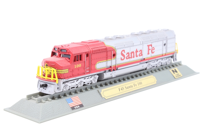 Del Prado LOC022 F45 EMD 100 of the Atchison, Topeka and Santa Fe Railway