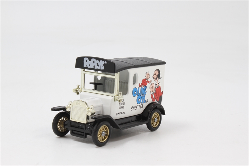Lledo LP06581 Ford Model T van Olive Oyl & Swee' Pea Film Delivery