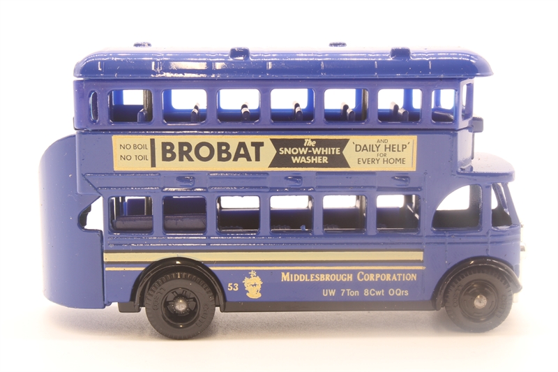 Lledo LP15Brobat AEC Regent Double Deck Bus - 'Brobat'