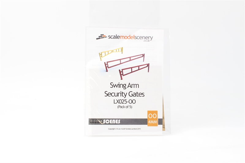 Scale Model Scenery LX025-OO Swing arm security gates - - Hattons