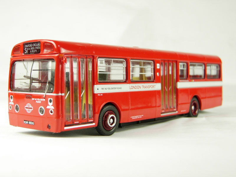 Britbus ME03 'London Transport' AEC Merlin 2 door s/deck bus in Red