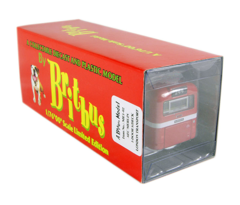 Britbus ME1-02 AEC Merlin 1 door s/deck bus "London Transport"