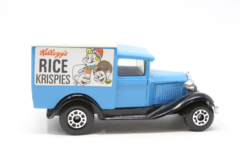 Matchbox MI-038 Ford model A van 'Rice Krispies'