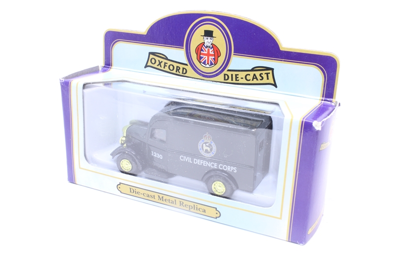 Oxford Diecast MIL020 Bedford Van 'Civil Defense Corps'