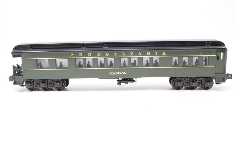 Williams Madison-PRR Heavyweight observation car in green of the