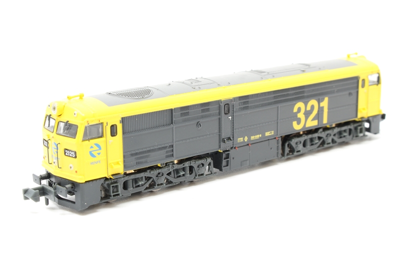 MF Train N13214 Class 321 025-9 of the RENFE in 'Taxi' livery